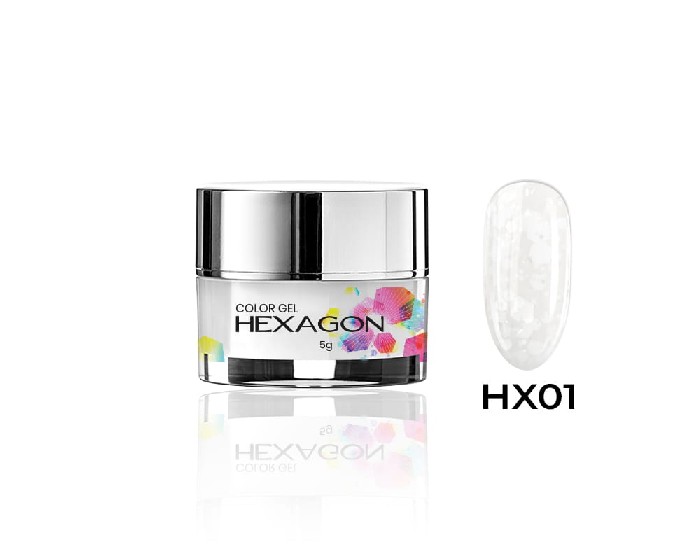 + Hexagon Color Gel :: nailsmarket.hu